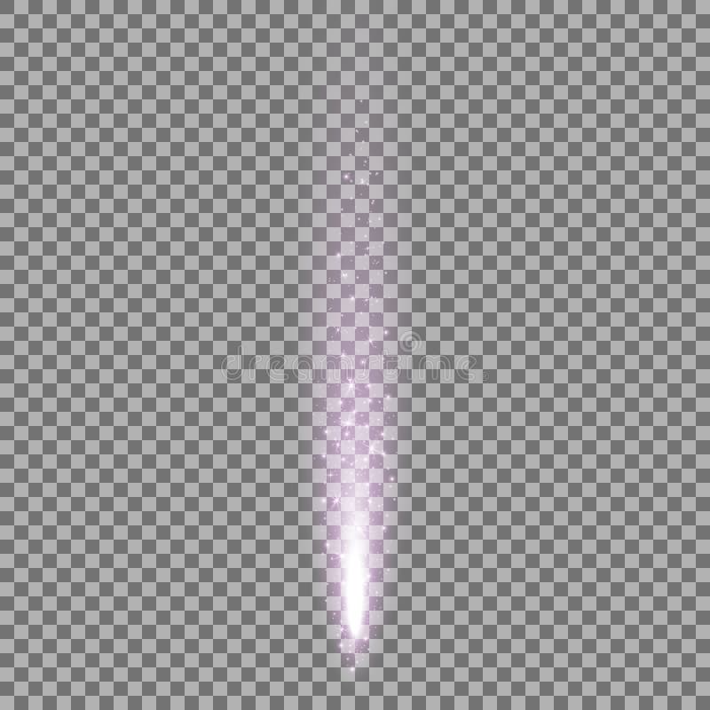 Sparkling Stardust, Falling Particles of Light, Purple Color Stock ...