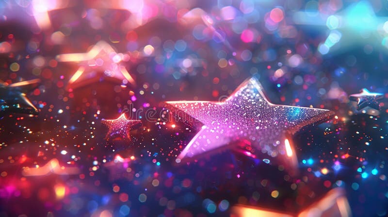 Sparkling Stars Background stock illustration. Illustration of design ...