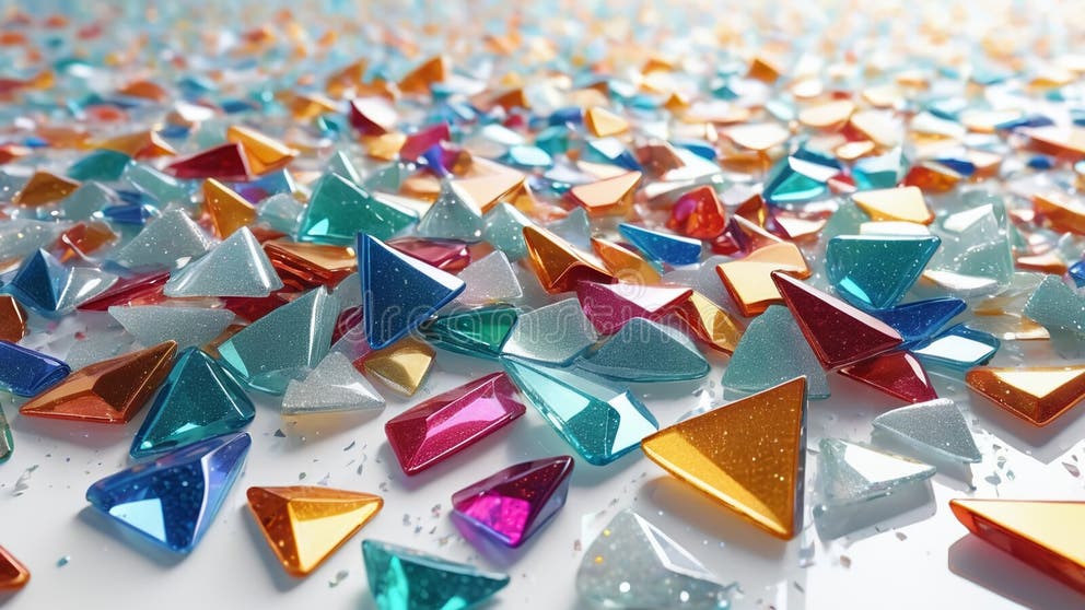 Sparkling Summer Glass Shard Glitter Backdrop a Shimmering Texture ...