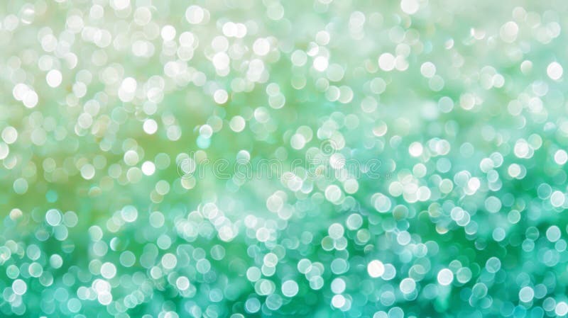 Sparkling Teal Bokeh Background: Glitter Abstract Texture Stock ...