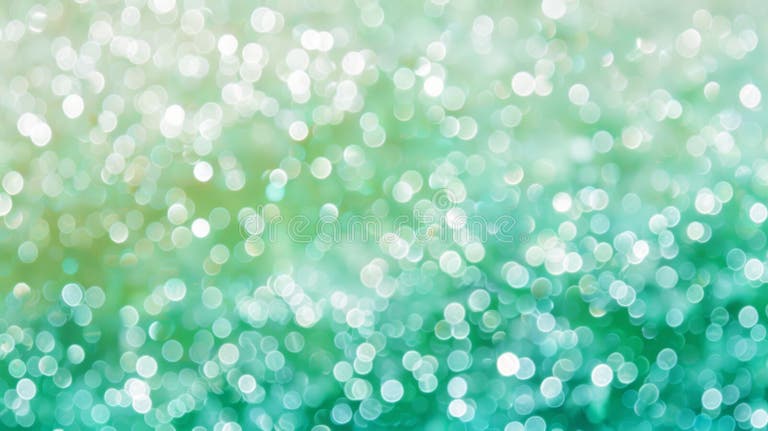 Sparkling Teal Bokeh Background: Glitter Abstract Texture Stock ...