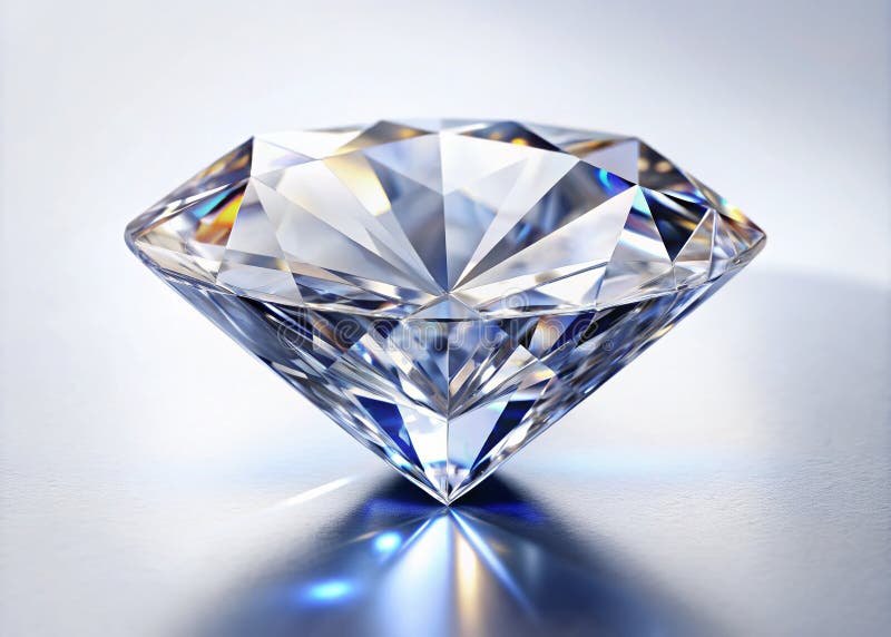 Sparkling TrillionCut Diamond a Side View Showcase of Exceptional ...