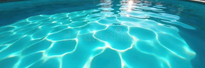 Sparkling Turquoise Pool Water Gentle Wavelets Spa Stock Illustrations ...