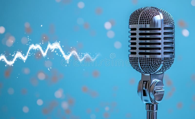 Sparkling Vintage Mic Backdrop Stock Photos - Free & Royalty-Free Stock ...