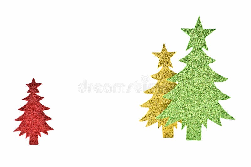 Sparkly paper trees stock photo. Image of sparkly, decorative - 17091568