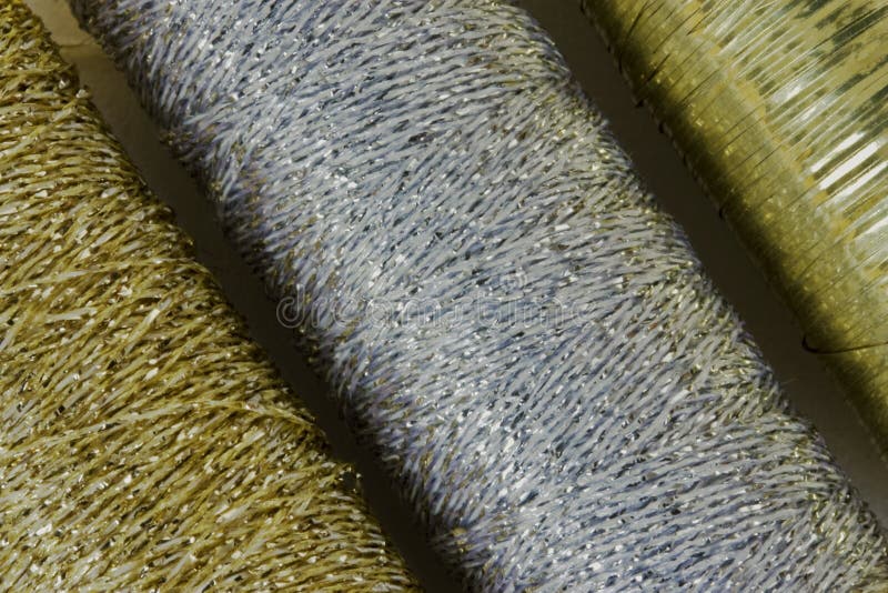Metallic Silver Cording stock photo. Image of assorted - 33114718