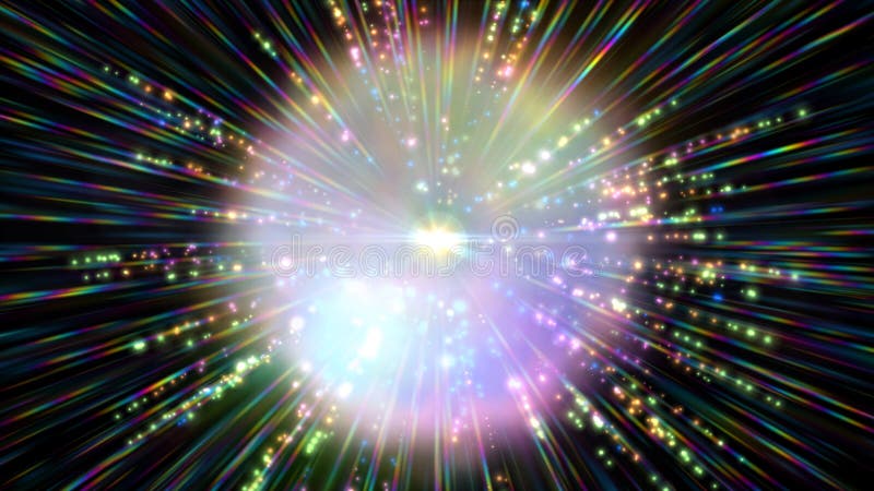 Sparks Color Explosion Abstract Texture Stock Illustration ...