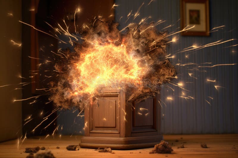 Sparks Flying from Short-circuited Socket Stock Image - Image of ...