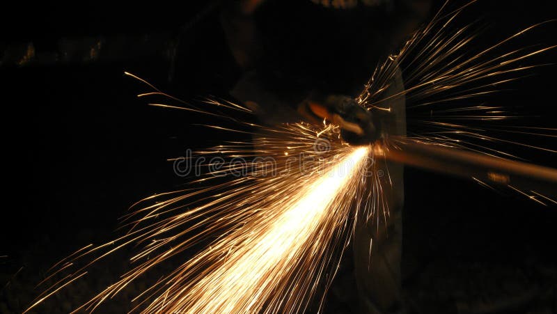 Sparks stock photo. Image of metal, beautiful, sparks - 131083466