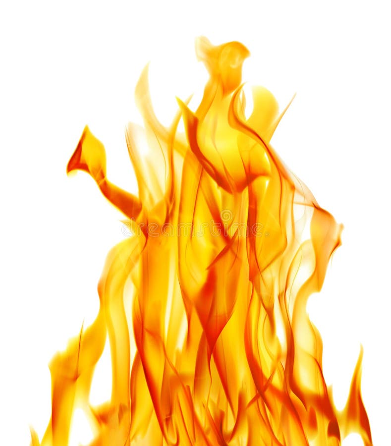 Sparks of Yellow Bright Fires on White Stock Photo - Image of isolated ...