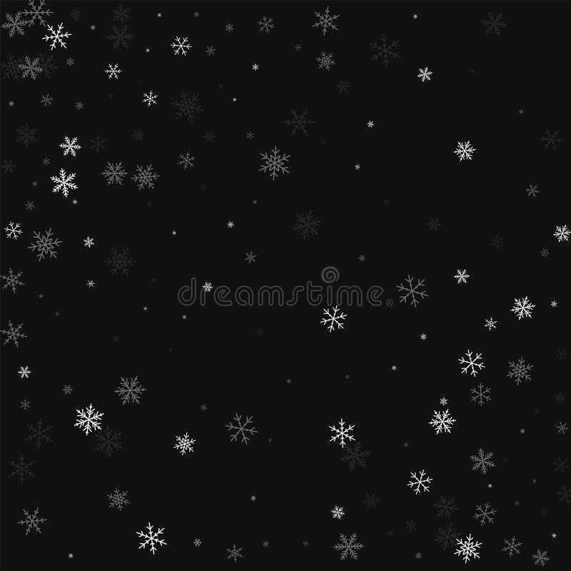 Sparse snowfall. stock vector. Illustration of concept - 83297106