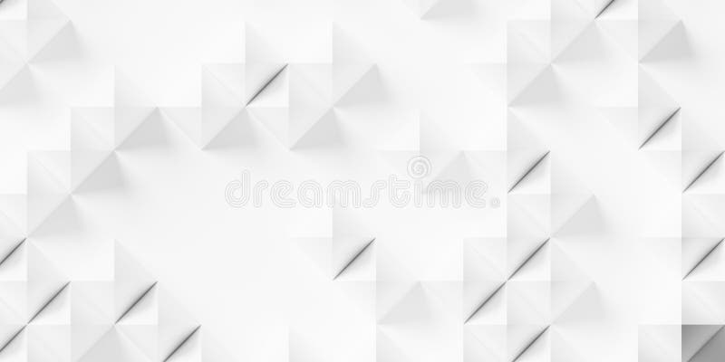 Sparsely Scattered Offset White Cube Pyramid Boxes Background Wallpaper ...