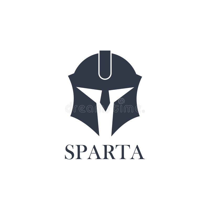 Sparta logo design stock illustration. Illustration of knight - 166728585