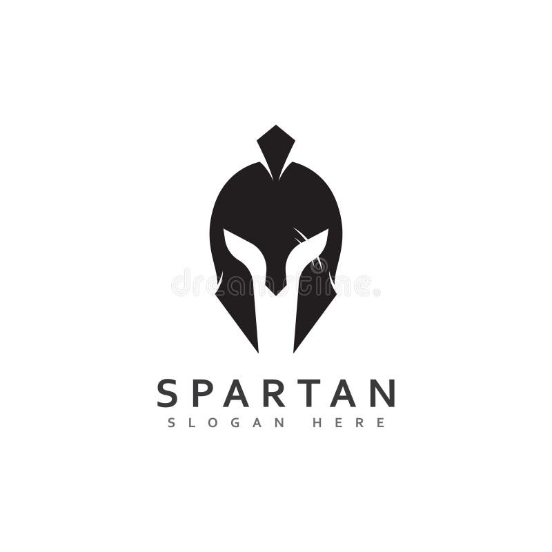 Spartan Logo Design Spartan Simple Creative Logo Vector Spartan Black Logo Stock Vector ...