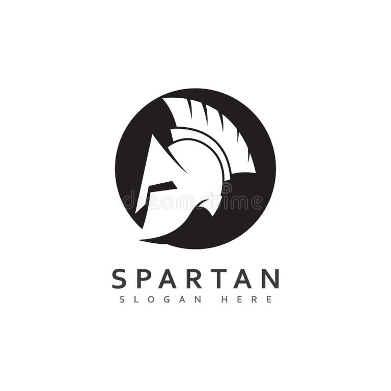 Spartan Logo Design Spartan Simple Creative Logo Vector Spartan Black ...