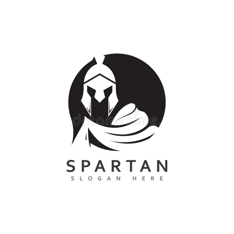 Spartan Logo Design Spartan Simple Creative Logo Vector Spartan Black ...