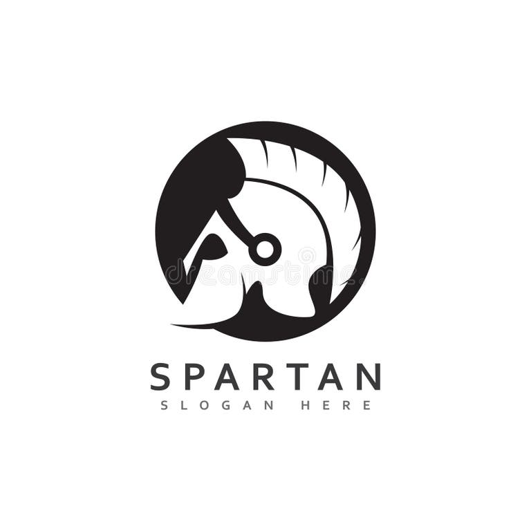 Spartan Logo Design Spartan Simple Creative Logo Vector Spartan Black ...