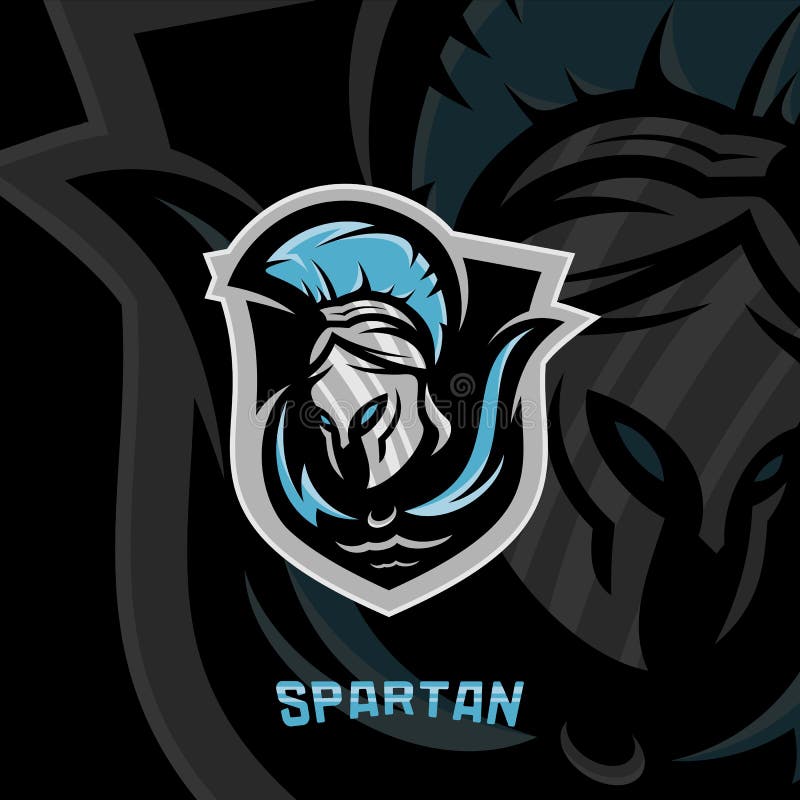 Spartan Logo Vector, Sparta-Helm Stock Illustratie - Illustration of ...