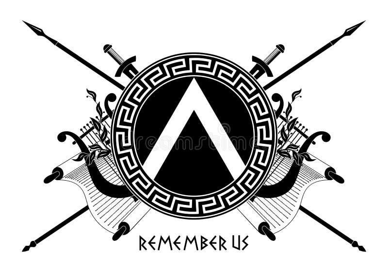 Spartan Lambda Tattoos Sparta Aufkleber | Zazzle.de