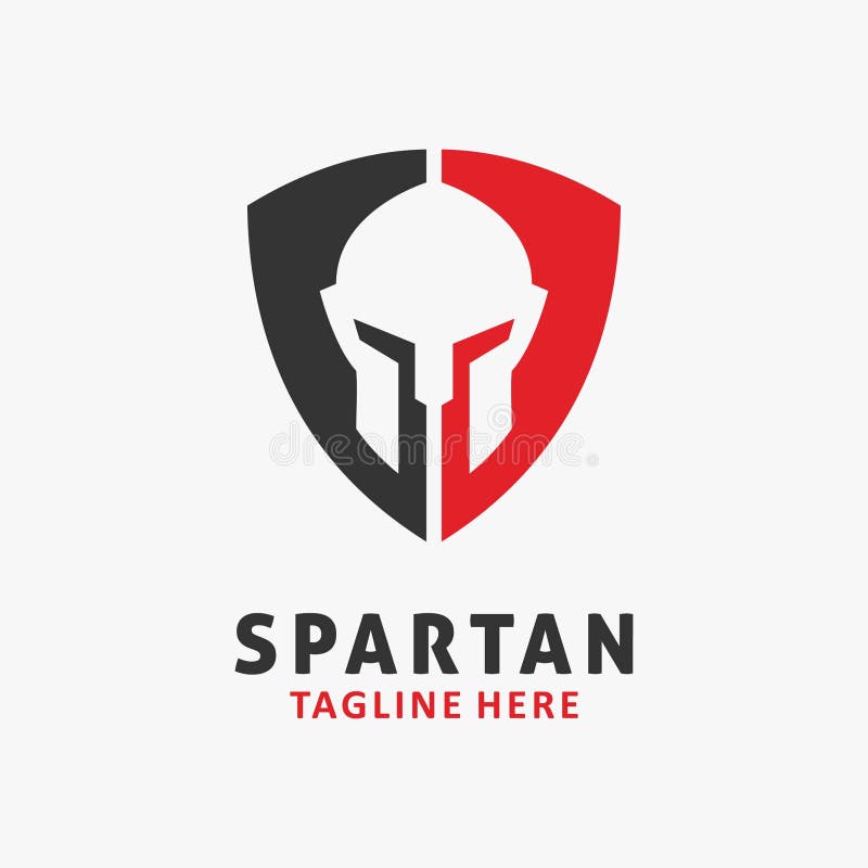 Spartan Helmet Shield Security Concept Stock Illustrations – 194 ...