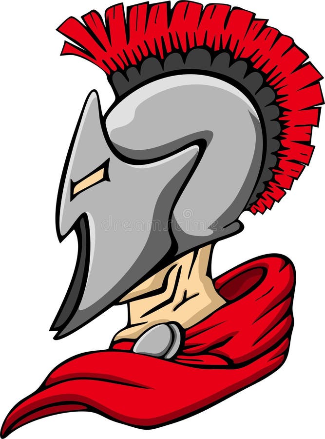 Spartan / Trojan Mascot Logo Stock Vector - Illustration of logo ...