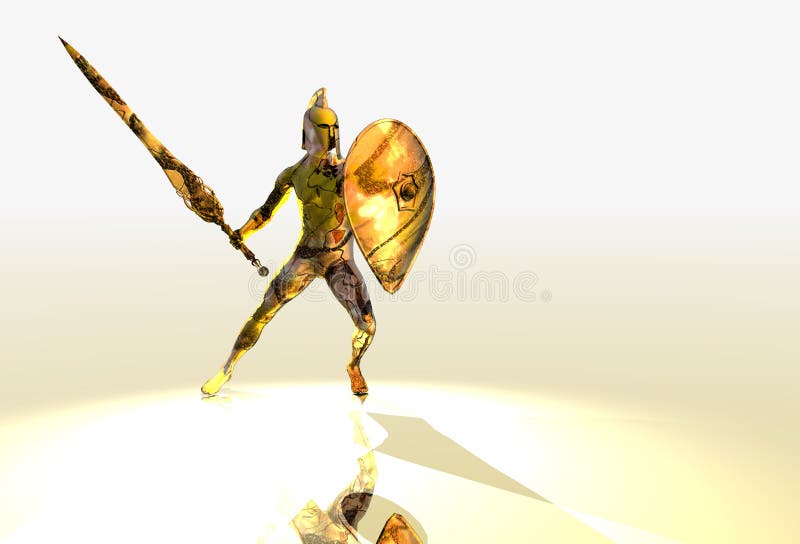 Spartano illustrazione di stock. Illustrazione di guerra - 1429041