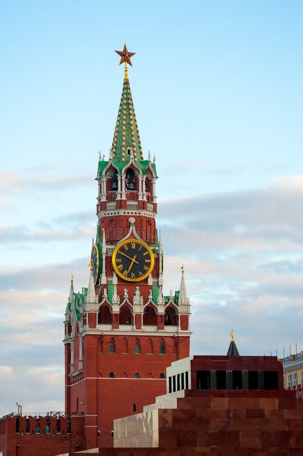 Spasskaya Tower stock image. Image of museum, central - 26793207