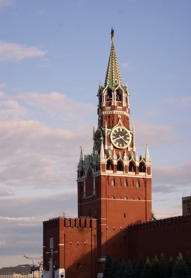Spasskaya Tower stock photo. Image of square, historic - 42221016
