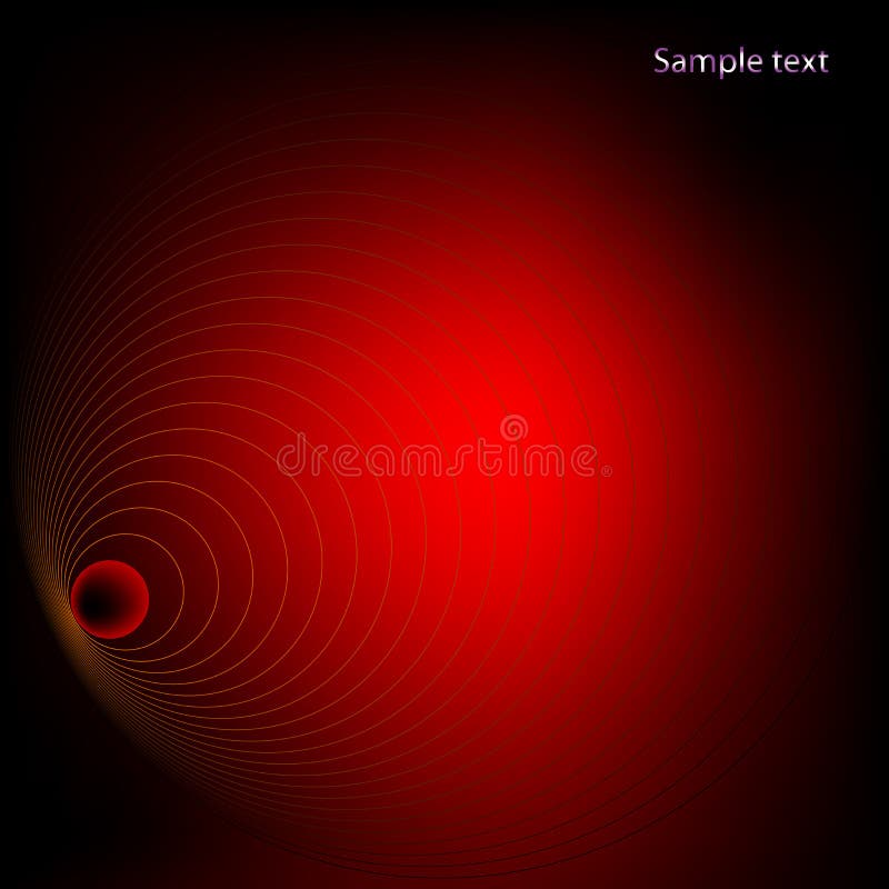Spatial circles stock vector. Illustration of light, elegant - 11734454