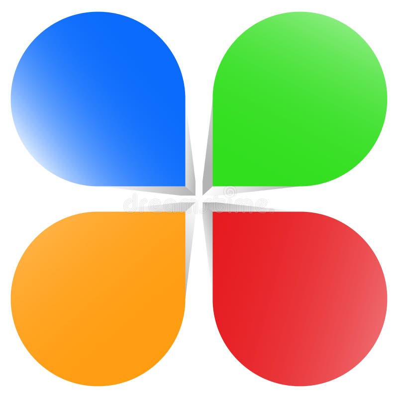 Spatial, 3D Abstract Geometrtic Icon with Blank, Empty Space ...