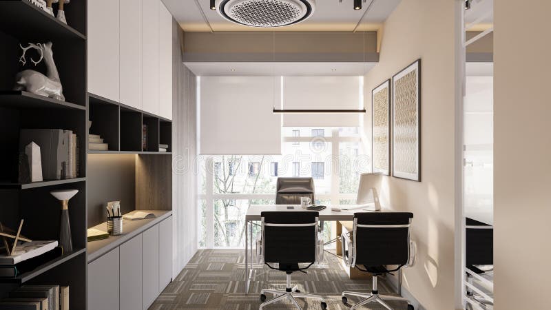 Spatial Efficiency Optimizing Office Layouts for Maximum Productivity Stock Photo - Image of ...