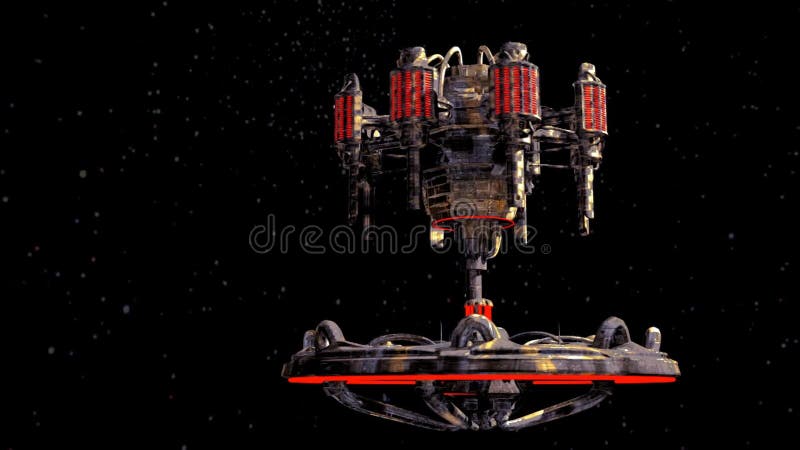 Orbital Station in the Infinity Stock Footage - Video of research ...