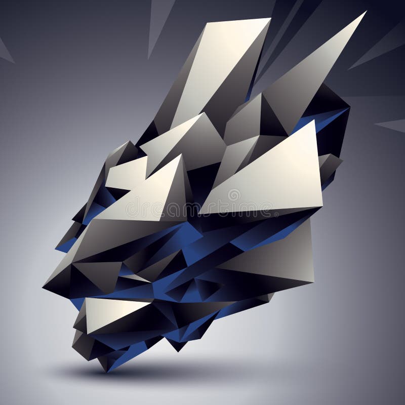 Spatial Vector Black And White Digital Eps8 Object Stock Vector Illustration Of Color