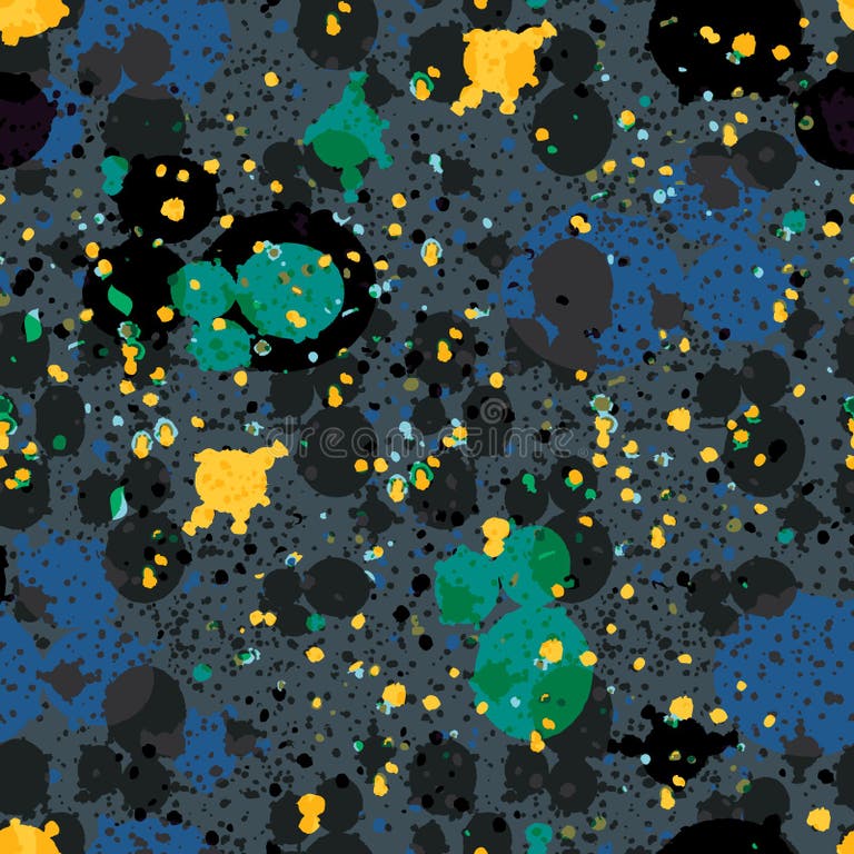 Spatter and Dots Pattern Design, Vector Illustration Background Stock ...