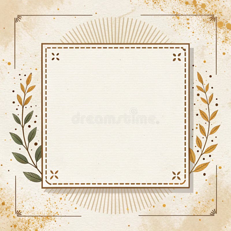 Spatter Effect Border Paper Texture Grunge and Messy Stock Illustration ...