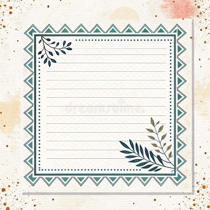 Spatter Effect Border Paper Texture Grunge and Messy Stock Illustration ...