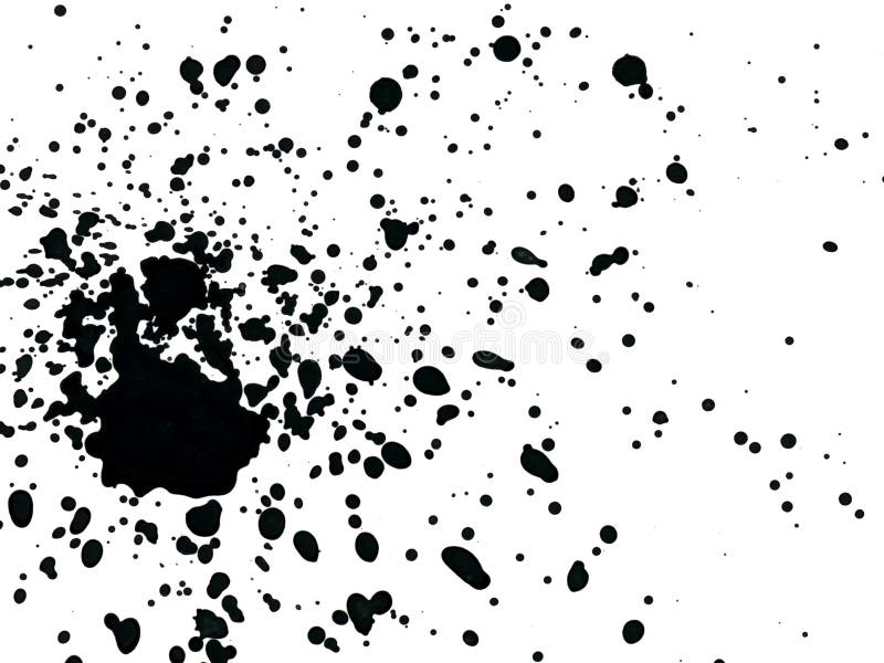 Spattered Abstract Watercolor Stock Image - Image of spatter, drops ...
