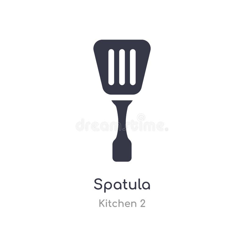 Spatula Icon. Isolated Spatula Icon Vector Illustration from Kitchen 2 ...