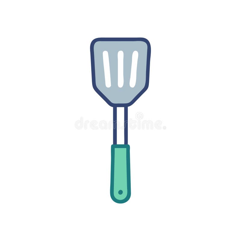 Spatula Icon for Kitchen Tools Stock Vector - Illustration of meat ...