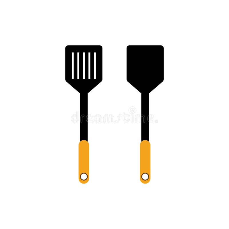Spatula Icon Logo Free Vector Stock Vector - Illustration of icon ...