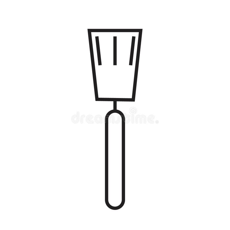 Spatula Icon, Perfect for Cooking and Kitchen Graphics Stock Vector ...