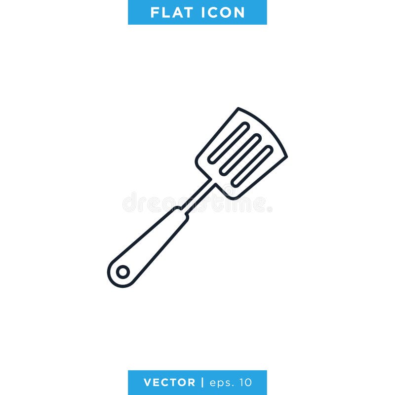 Spatula Icon Vector Design Template. Kitchenware Tool Stock Vector ...