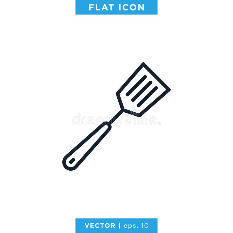 Spatula Icon Vector Design Template. Kitchenware Tool Stock Vector ...