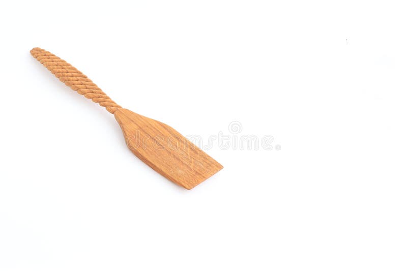 Spatula Kitchen Wooden for Frying. Stock Image - Image of equipment ...