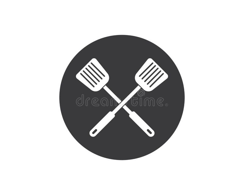 Spatula Logo Icon of Cooking and Kithen Vector Stock Vector ...
