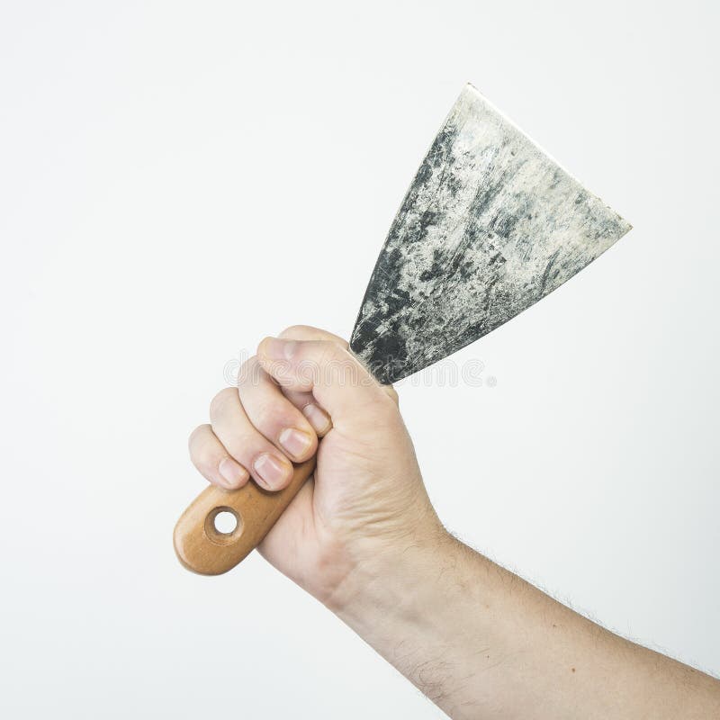 Spatula stock image. Image of accessory, hand, brush - 56828957