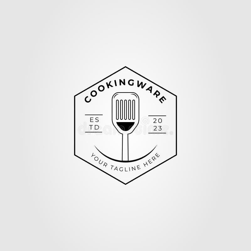 Spatula or Spoon for Cooking Ware Logo Vector Illustration Design ...