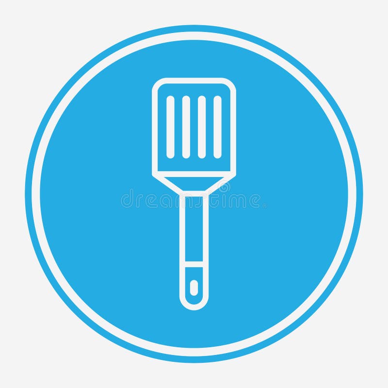 Spatula Vector Icon Sign Symbol Stock Illustration - Illustration of ...