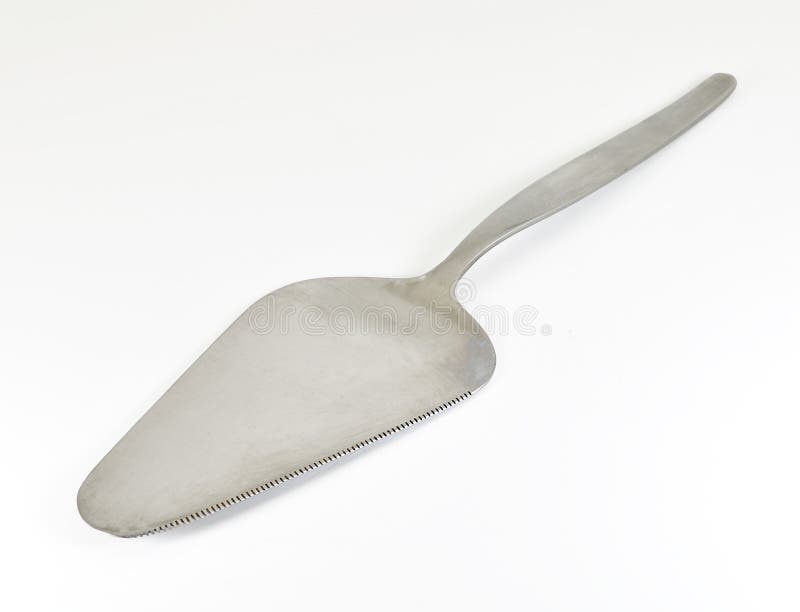 Spatula on White Background Stock Photo - Image of metal, stainless ...