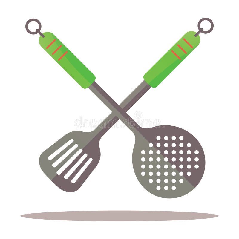 Spatulas. Vector Illustration Decorative Design Stock Vector ...